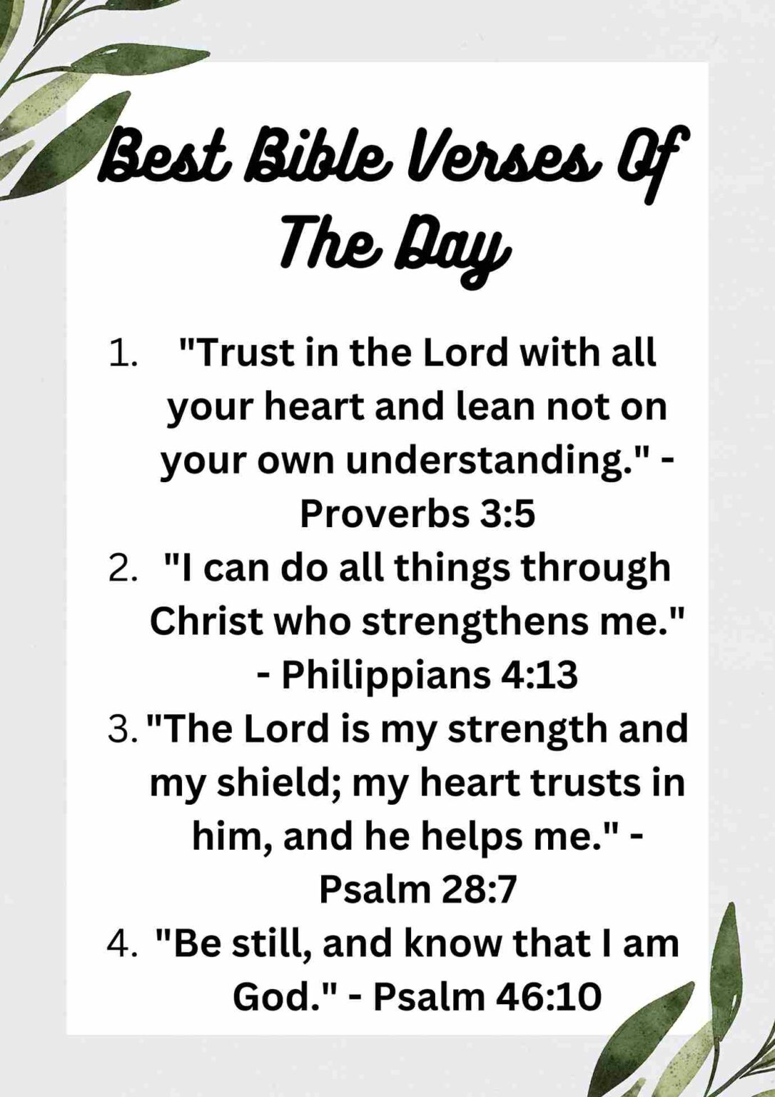 200+ Bible Verses Of The Day [Daily Scripture Reading] - † ️️ Daily ...