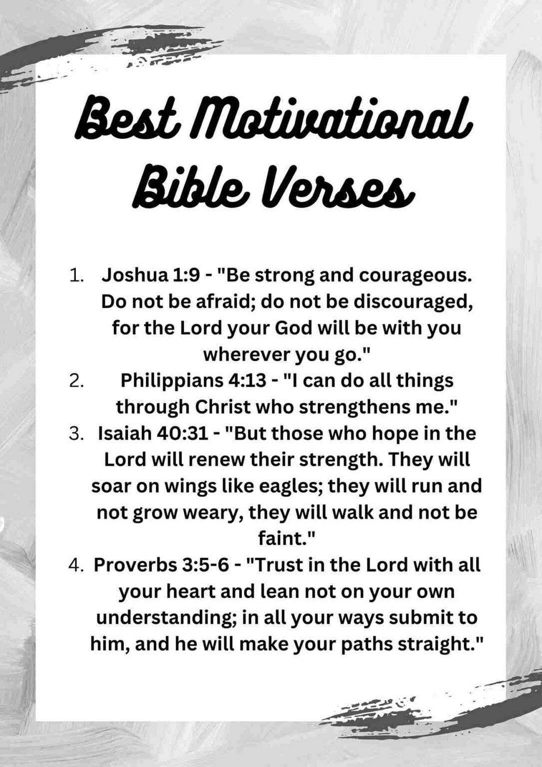 150+ Motivational Bible Verses [Work, Youth, Life, Him/Her] - † ️️ ...