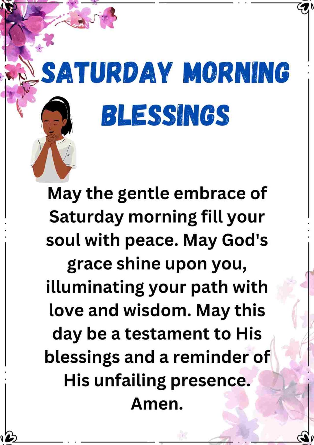 30+ Saturday Blessings Quotes & Images [Saturday Morning] - † ️️ Daily ...