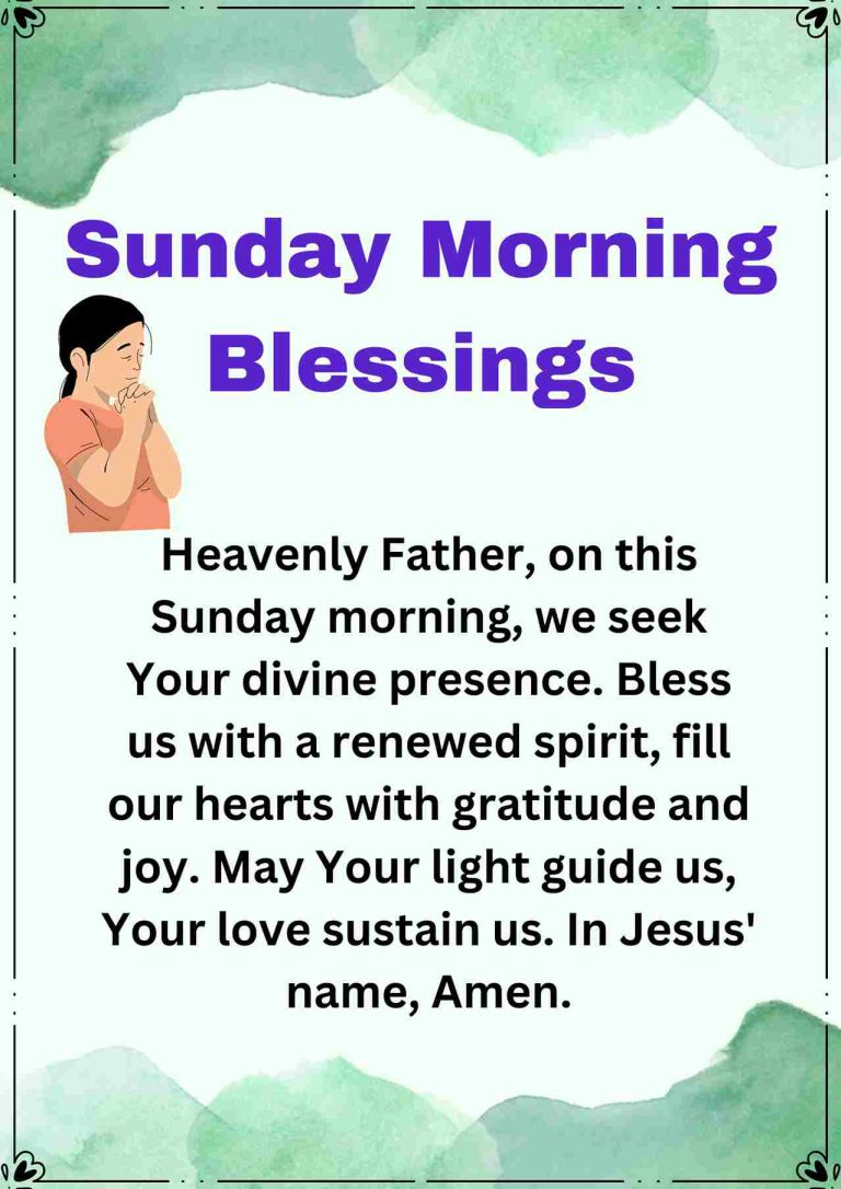 30+ Sunday Blessings Quotes & Images [Sunday Morning] - † ️️ Daily ...
