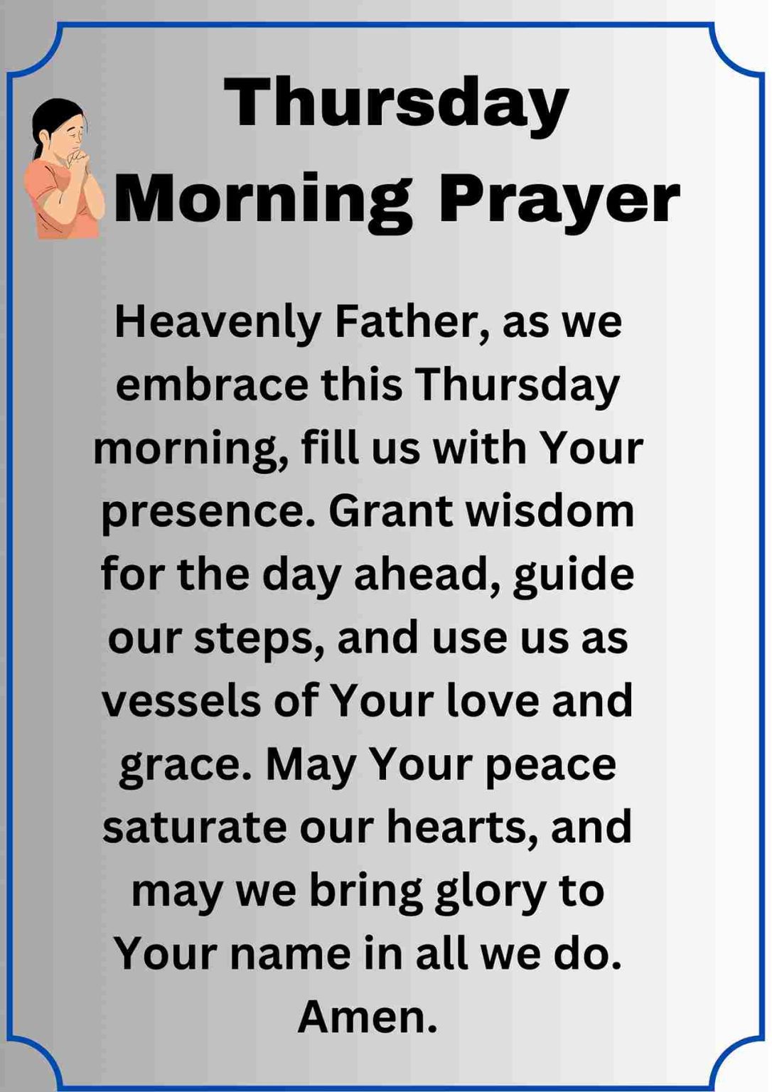 30+ Best Thursday Prayer [Morning, Evening, Night] - † ️️ Daily ...