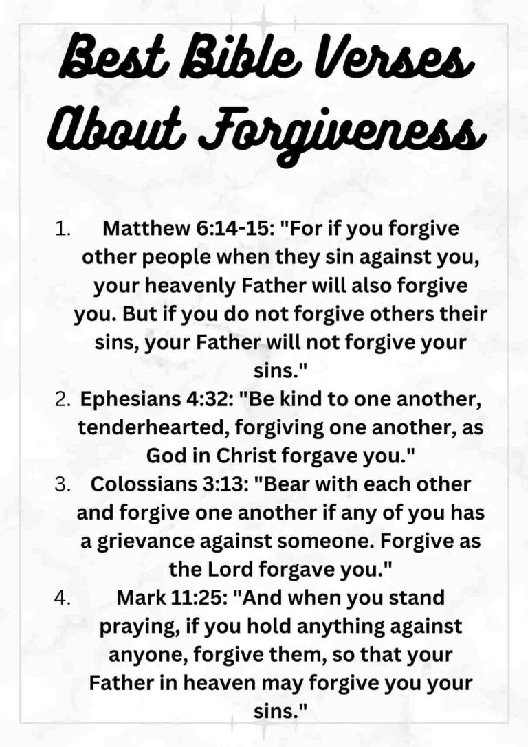 150+ Bible Verses About Forgiveness [To Bring You Peace] - † ️️ Daily ...