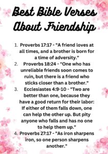 120+ Bible Verses About Friendship - You Should Dedicate - † ️️ Daily ...