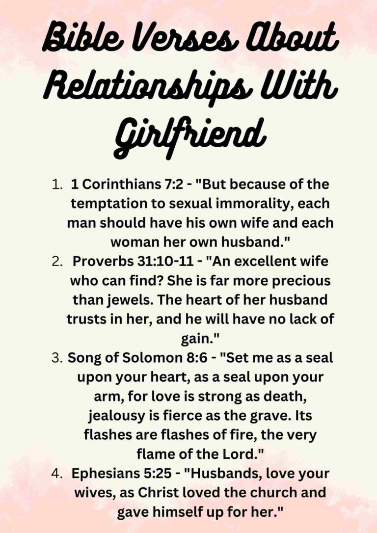 208+ Bible Verses About Relationships [Boyfriend, Girlfriend, Dating ...