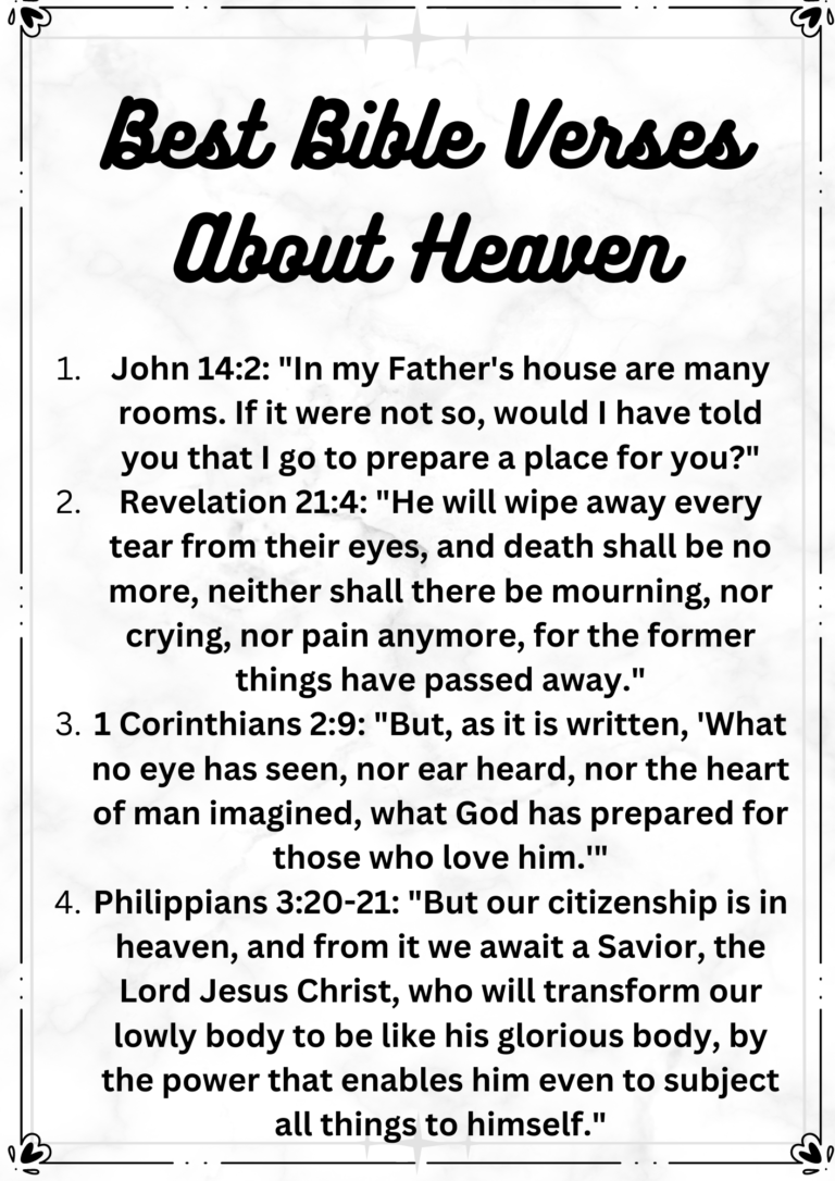 150+ Bible Verses About Heaven And Eternal Life - † ️️ Daily Blessings ...