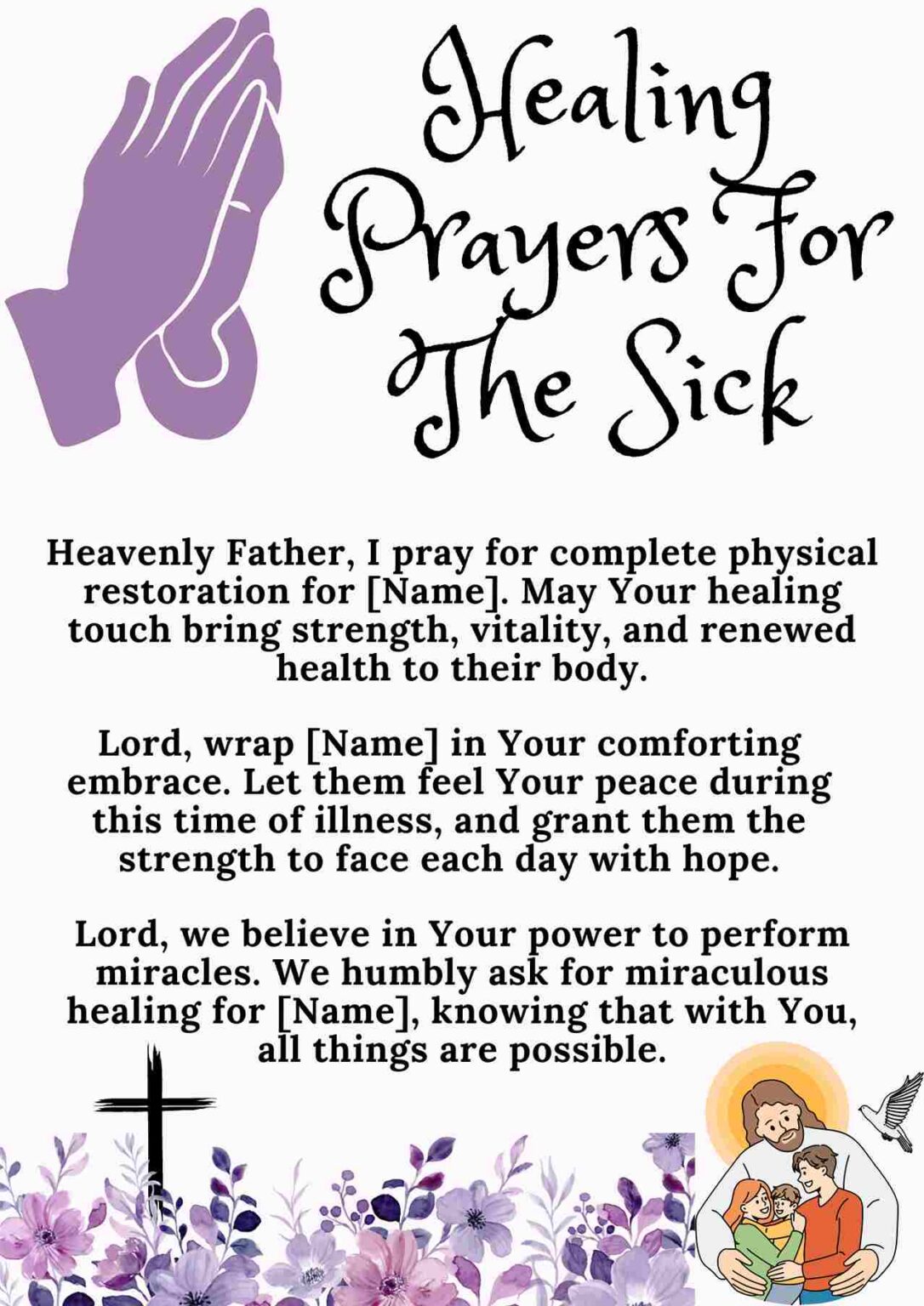 150+ Prayers For The Sick [Healing Prayers] - † ️️ Daily Blessings Prayer ️