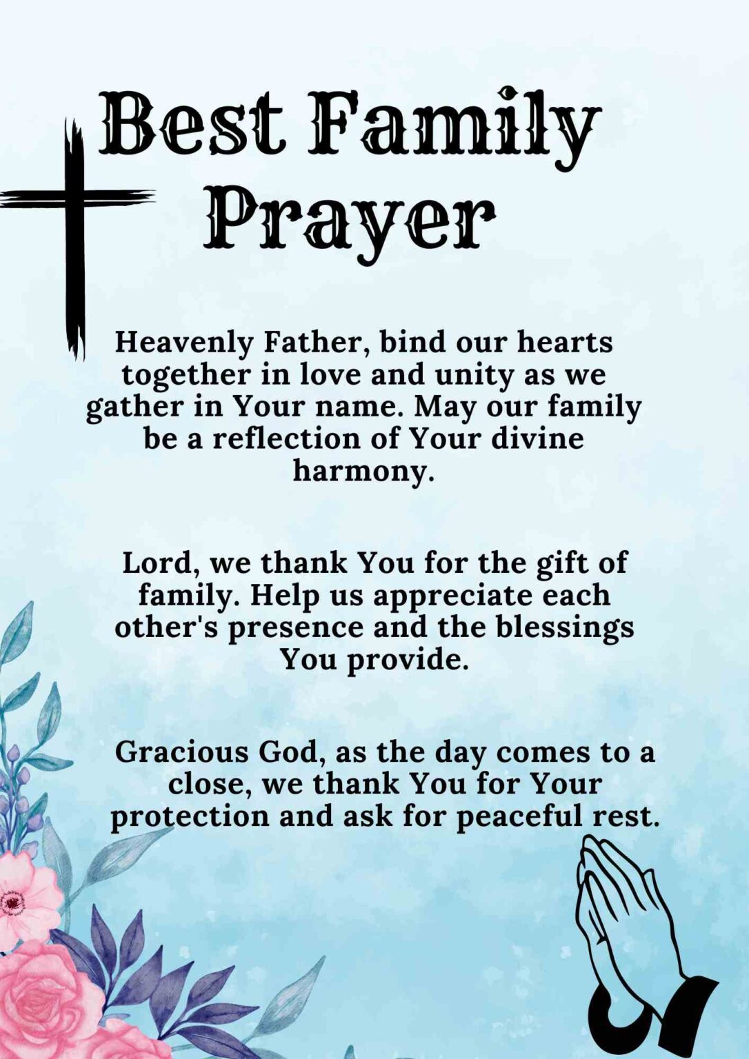 250+ Family Prayer [For Protection, Family] - † ️️ Daily Blessings Prayer ️