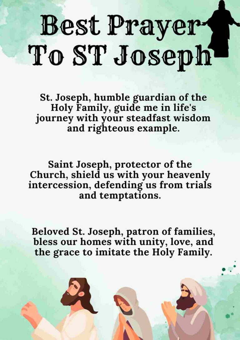 200+ Prayer To St. Joseph [Protection, Powerful] - † ️️ Daily Blessings ...