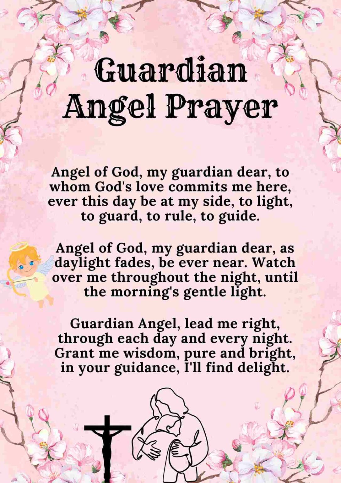 150+ Guardian Angel Prayer [Protection, Night, Images] - † ️️ Daily ...