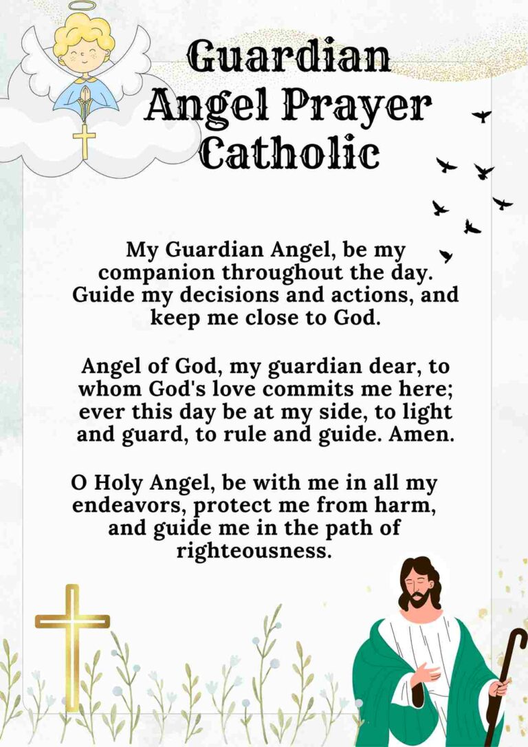 150+ Guardian Angel Prayer [Protection, Night, Images] - † ️️ Daily ...