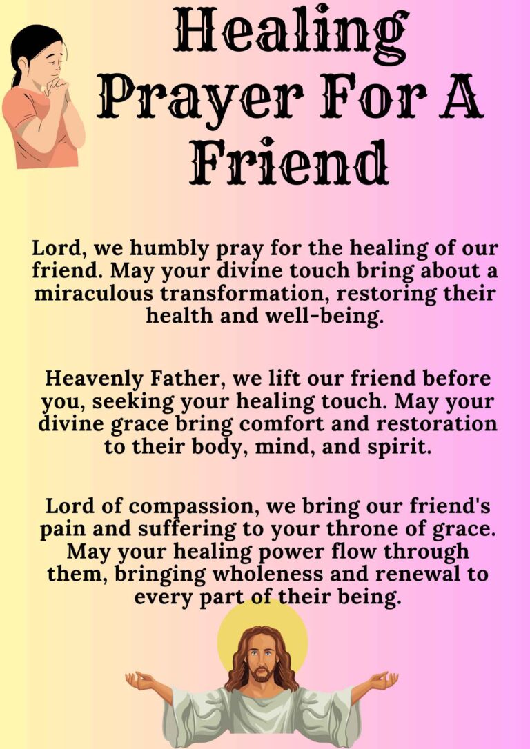 200+ Prayer For Healing For A Friend - † ️️ Daily Blessings Prayer ️