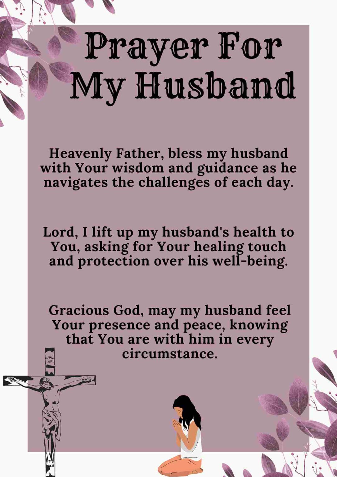 100+ Prayer For My Husband [Daily, Protection, Success] - † ️️ Daily ...