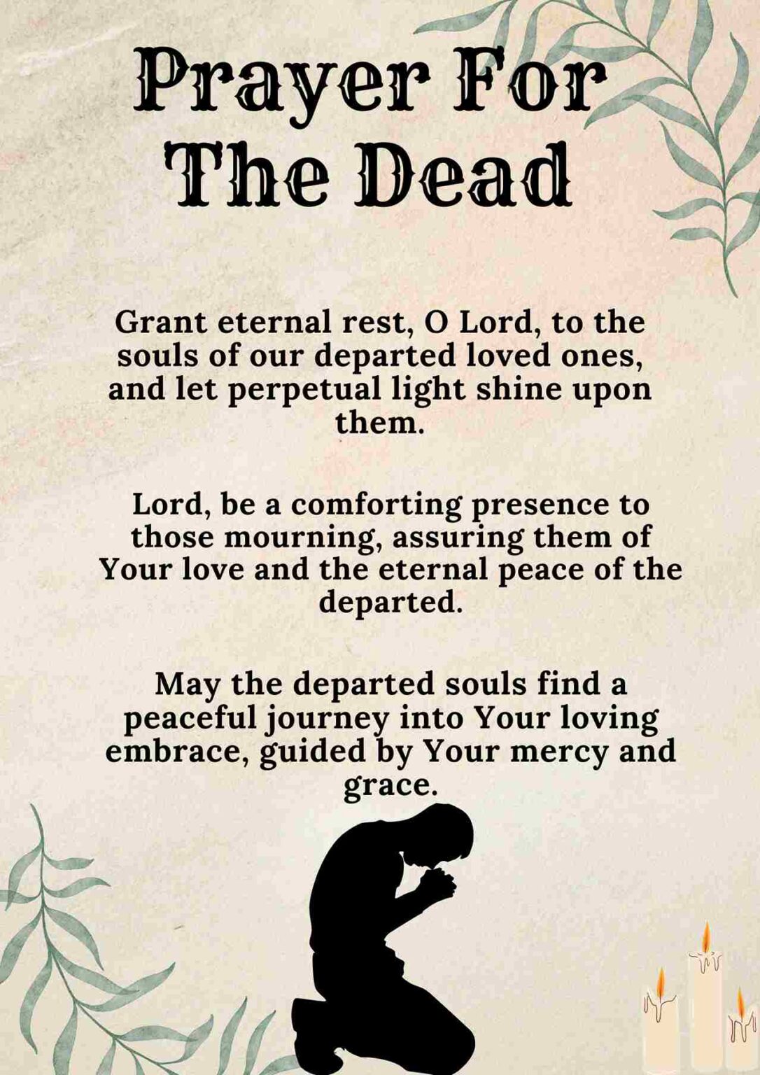 250+ Prayer For The Dead [Goodbye, Eternal Rest] - † ️️ Daily Blessings ...