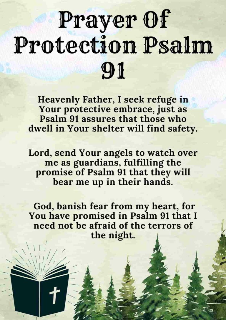 150+ Psalm 91 Prayer [Protection, For Family] - † ️️ Daily Blessings ...