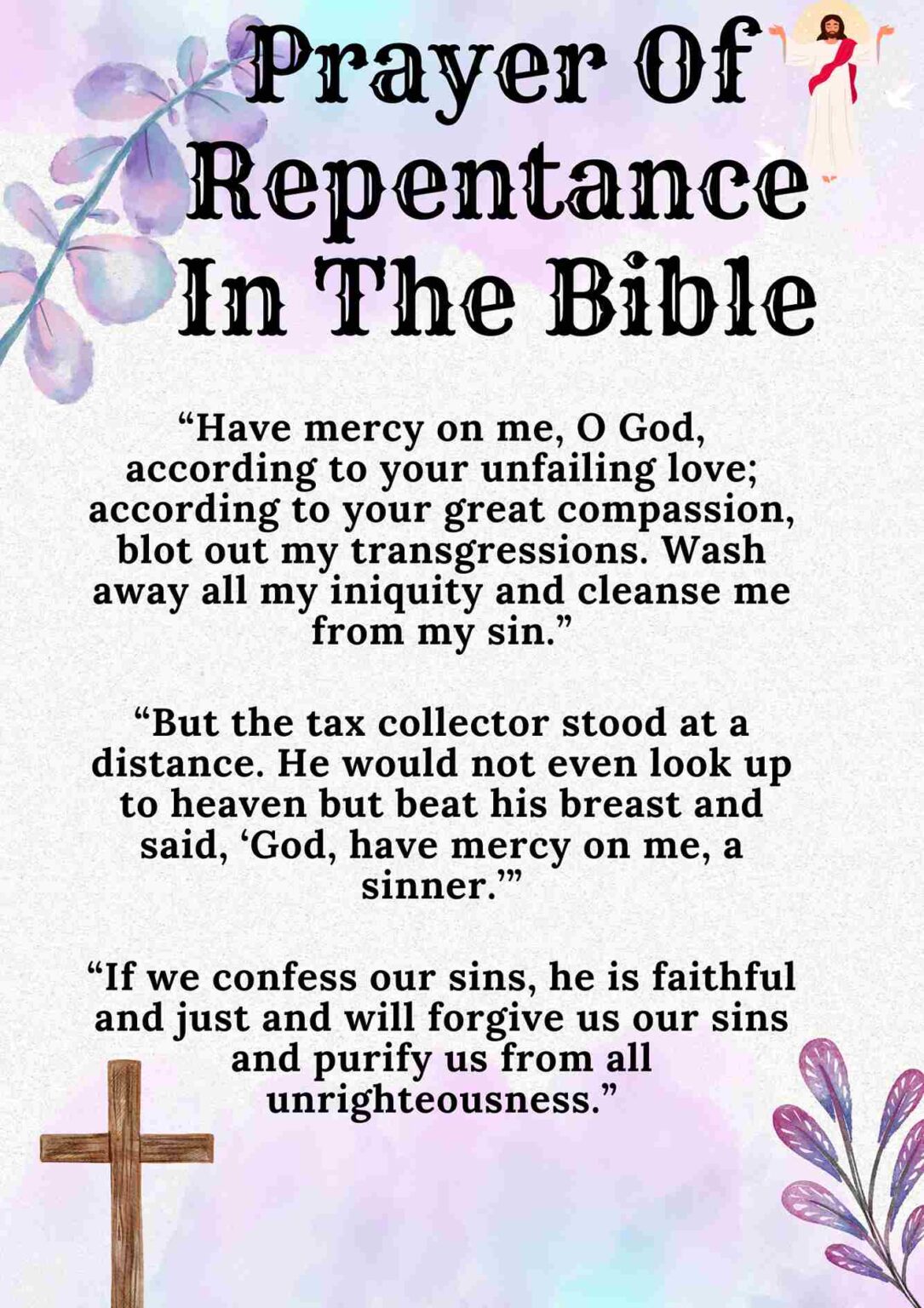 200+ Daily Repentance Prayer [Deep, Sin, Forgiveness] - † ️️ Daily ...