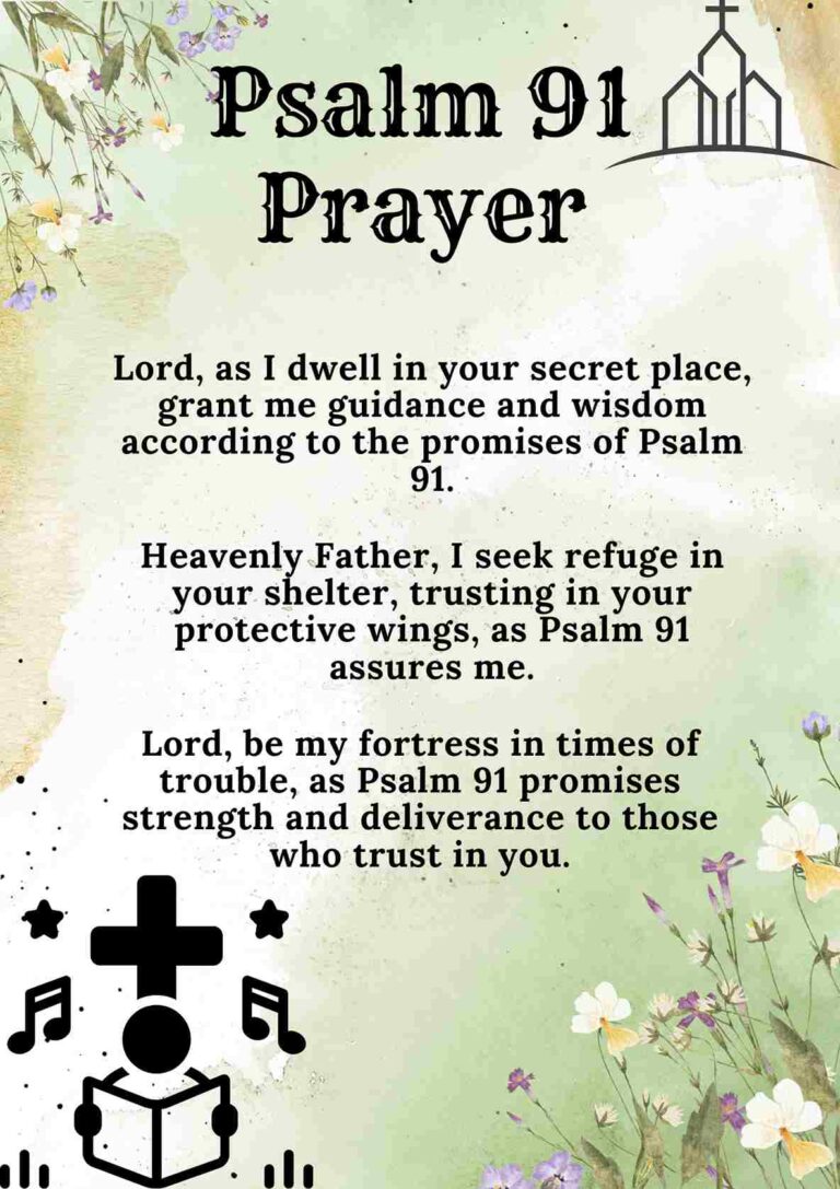 150+ Psalm 91 Prayer [Protection, For Family] - † ️️ Daily Blessings ...