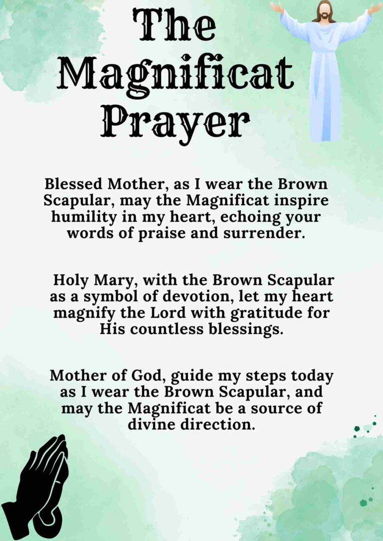 50+ The Magnificat Prayer - † ️️ Daily Blessings Prayer ️