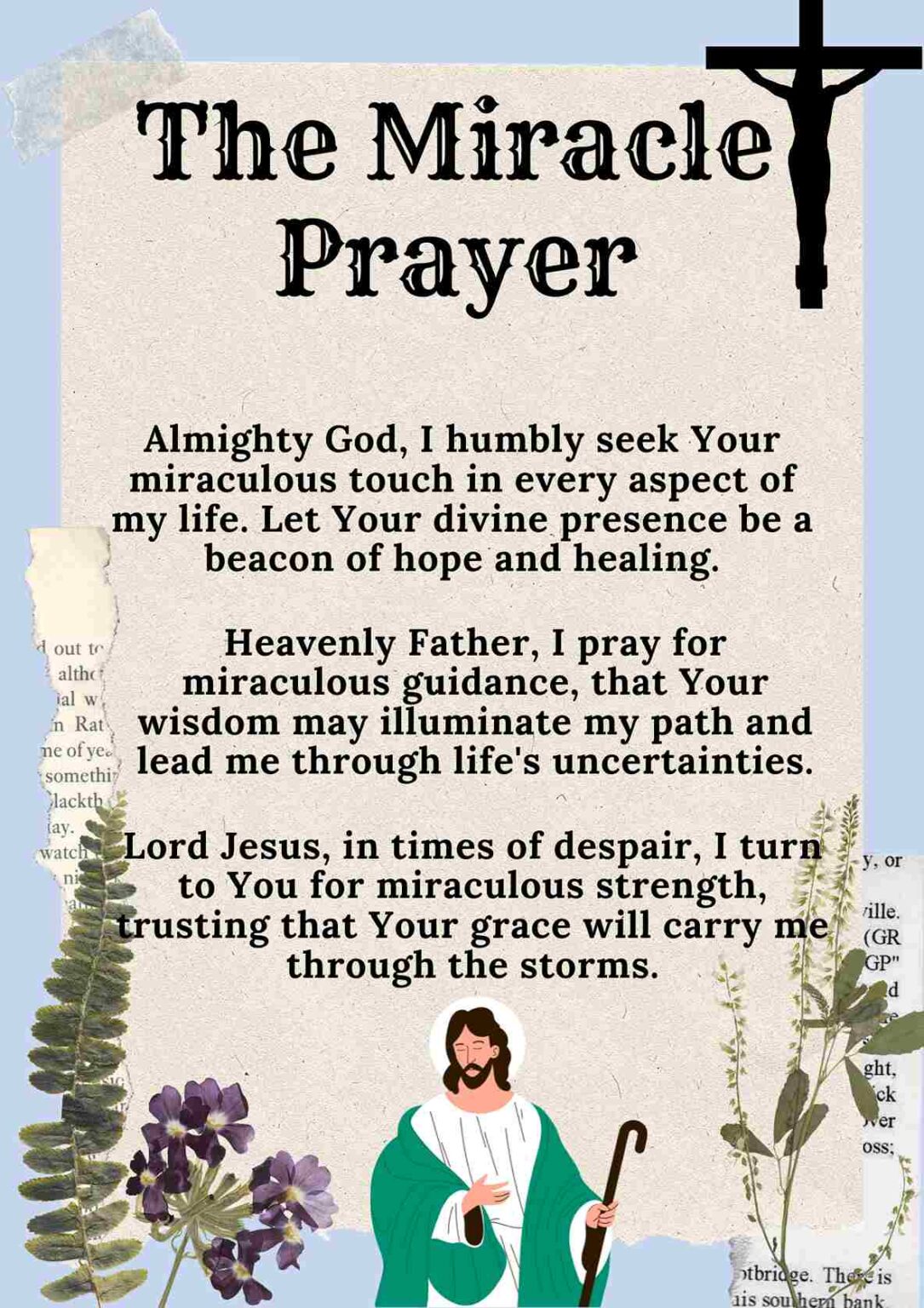 300+ The Miracle Prayer [Healing, Financial, Works Immediately] - † ️️ Daily Blessings Prayer ️