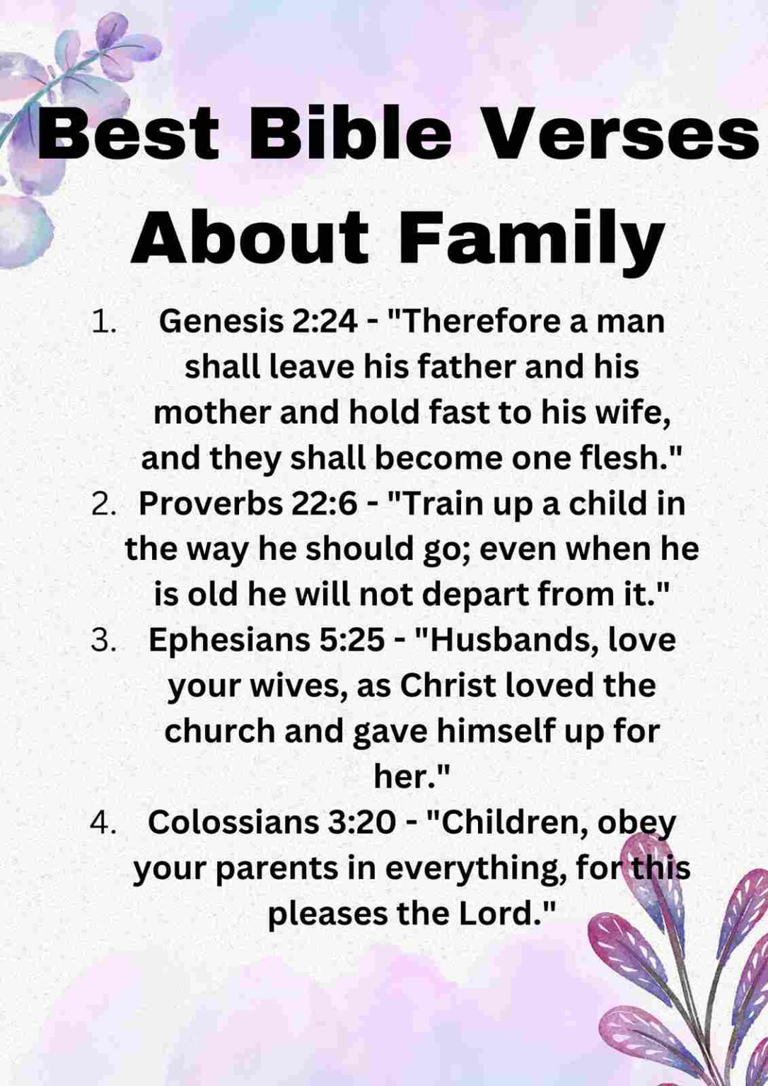 100+ Bible Verses About Family [Love, Strength, Unity] - † ️️ Daily ...