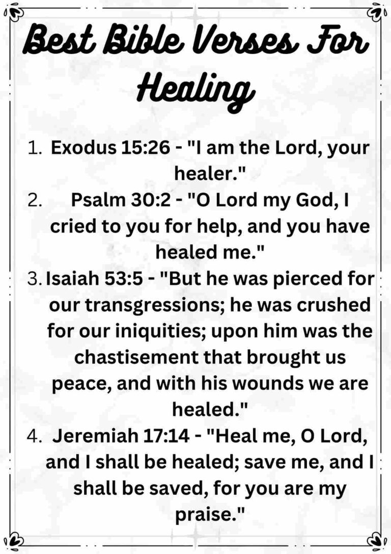 150+ Bible Verses For Healing And Strength - † ️️ Daily Blessings Prayer ️