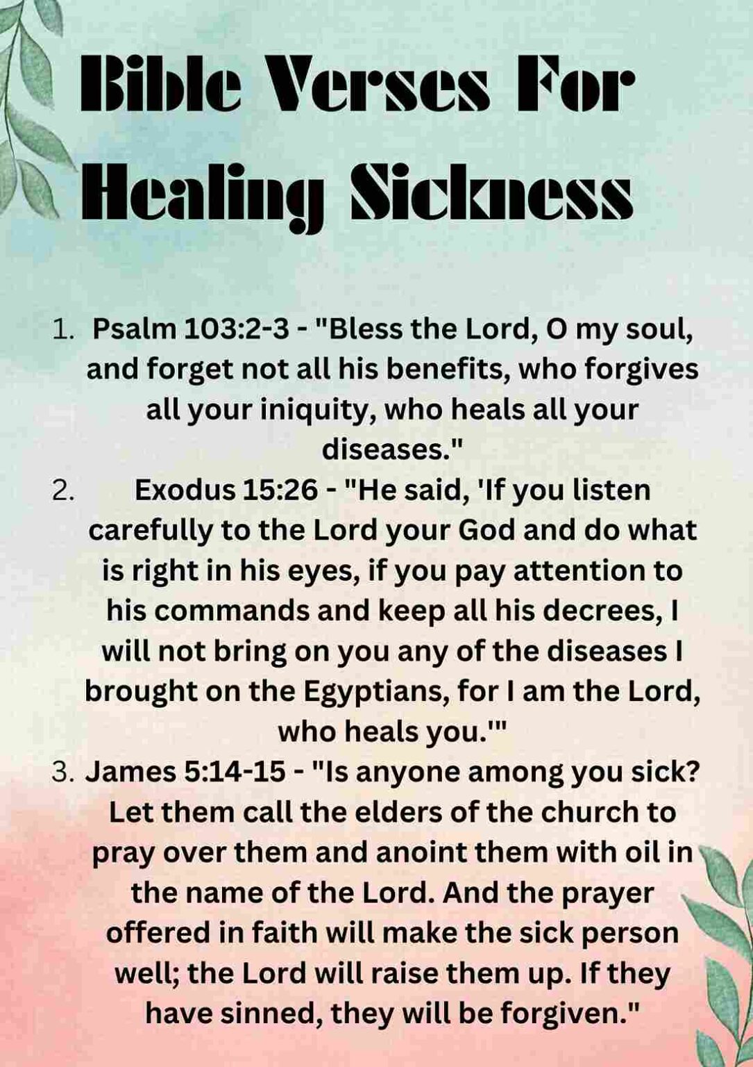 150+ Bible Verses For Healing And Strength - † ️️ Daily Blessings Prayer ️