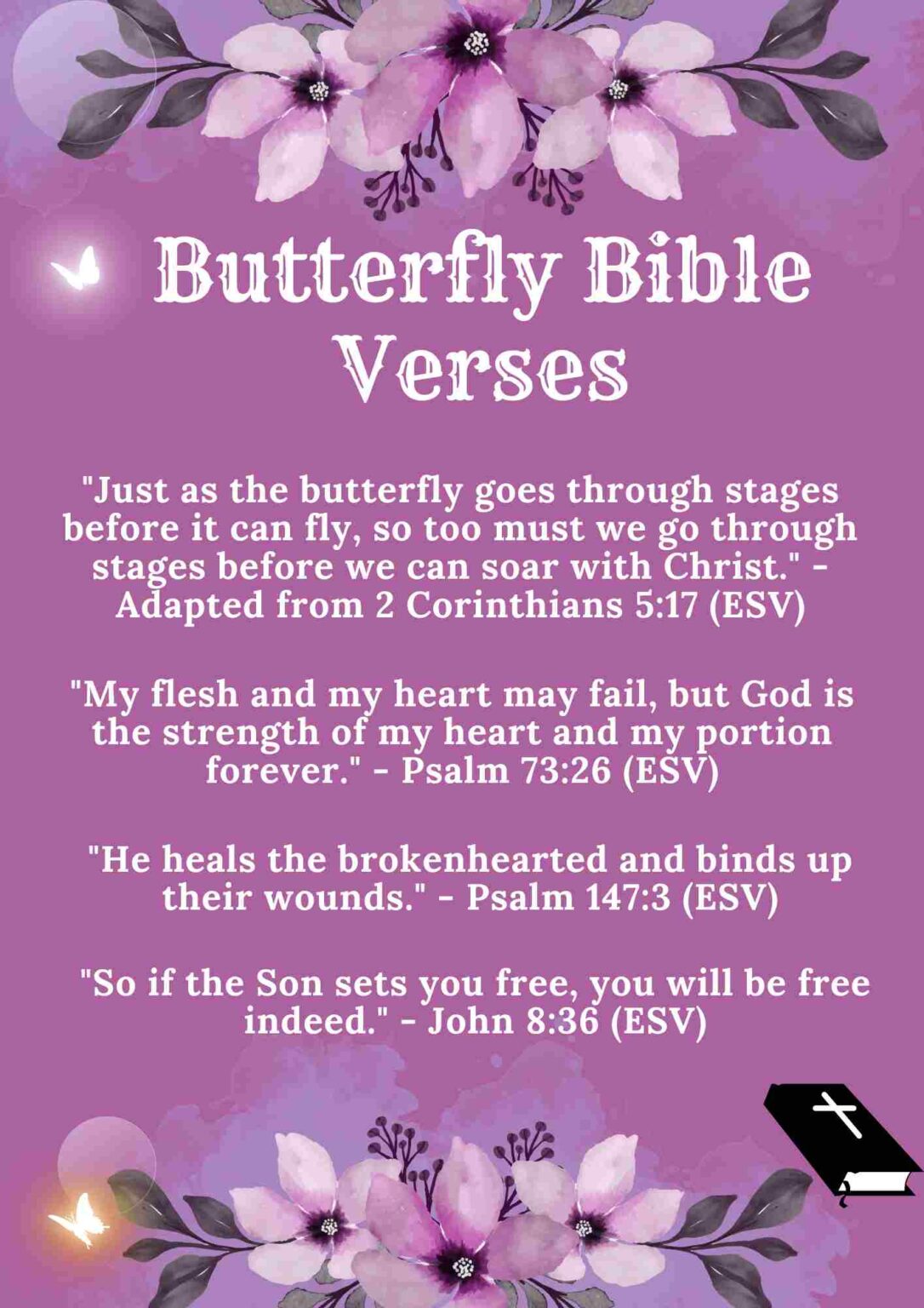 100+ Butterfly Bible Verses - † ️️ Daily Blessings Prayer ️
