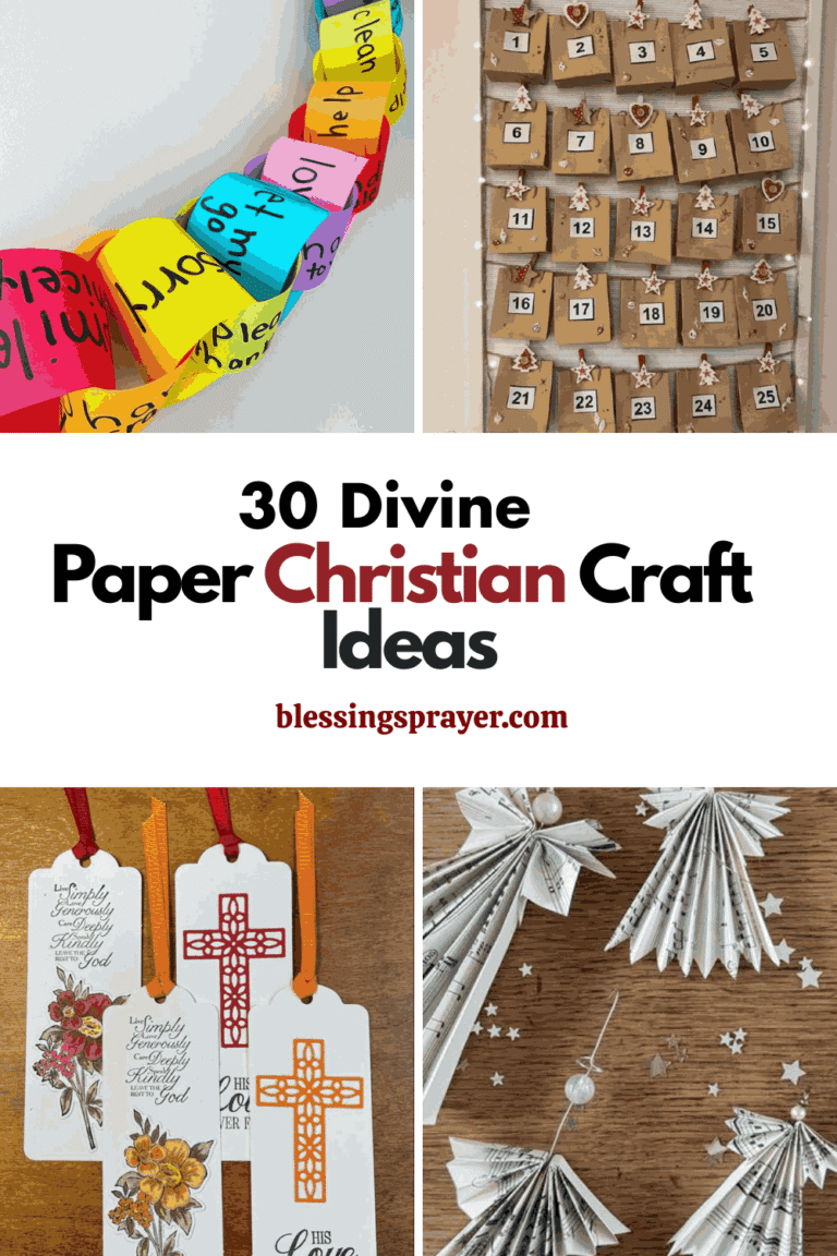 30 Divine Paper Christian Craft Ideas - † ️️ Daily Blessings Prayer ️