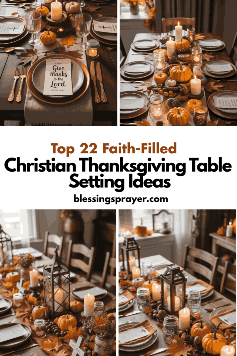 Top 22 Faith-Filled Christian Thanksgiving Table Setting Ideas - † ️️ ...