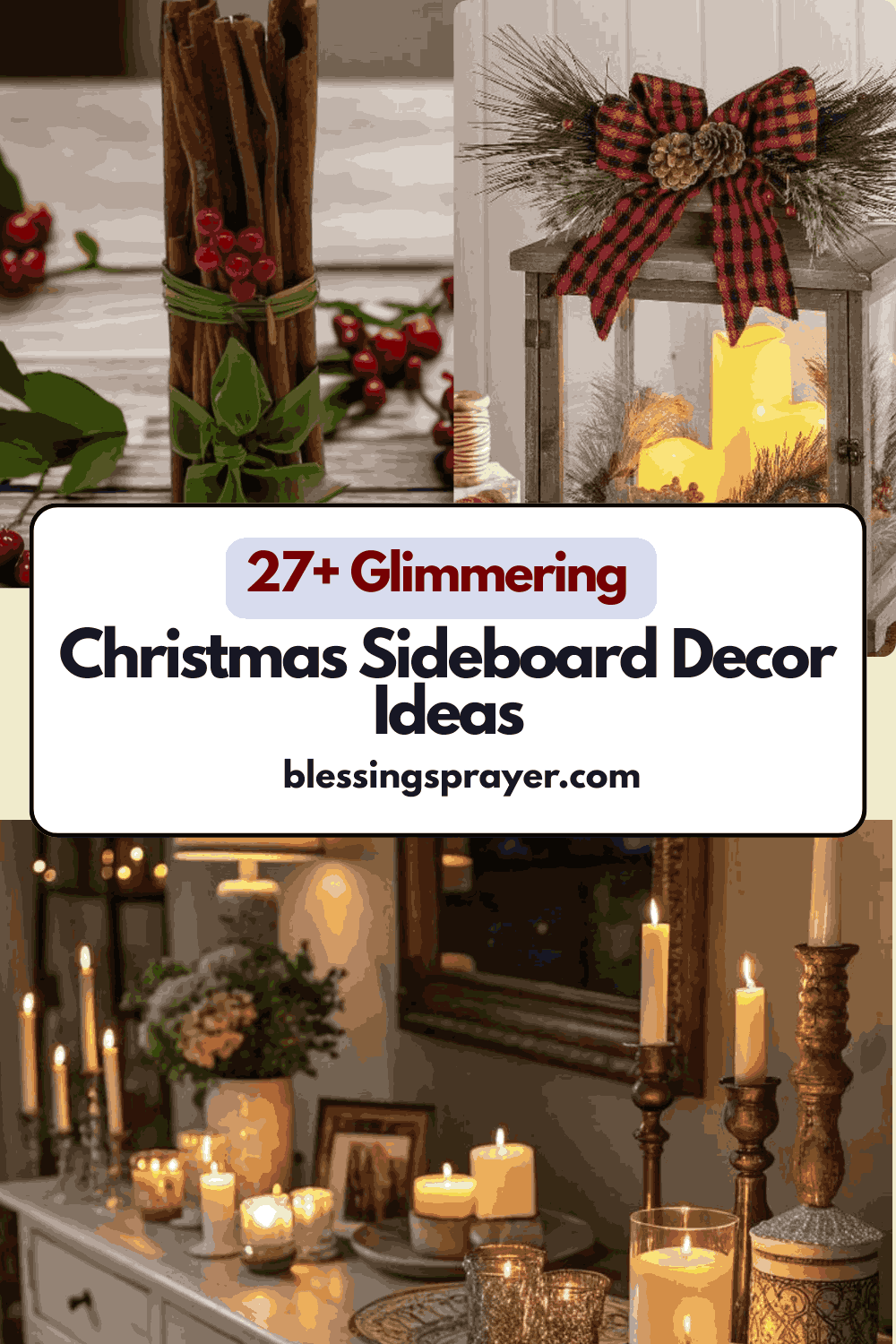 27+ Glimmering Christmas Sideboard Decor Ideas - † ️️ Daily Blessings ...