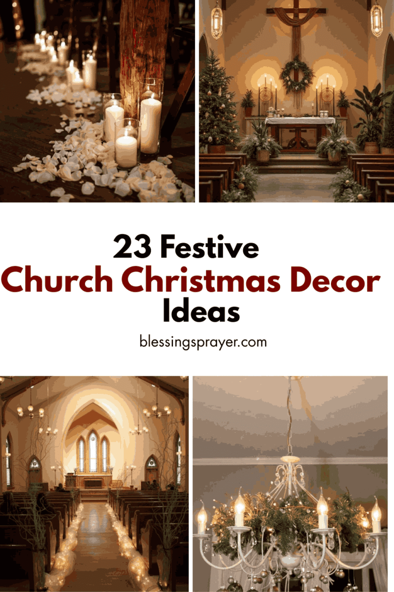 23 Festive Church Christmas Decor Ideas - † ️️ Daily Blessings Prayer ️