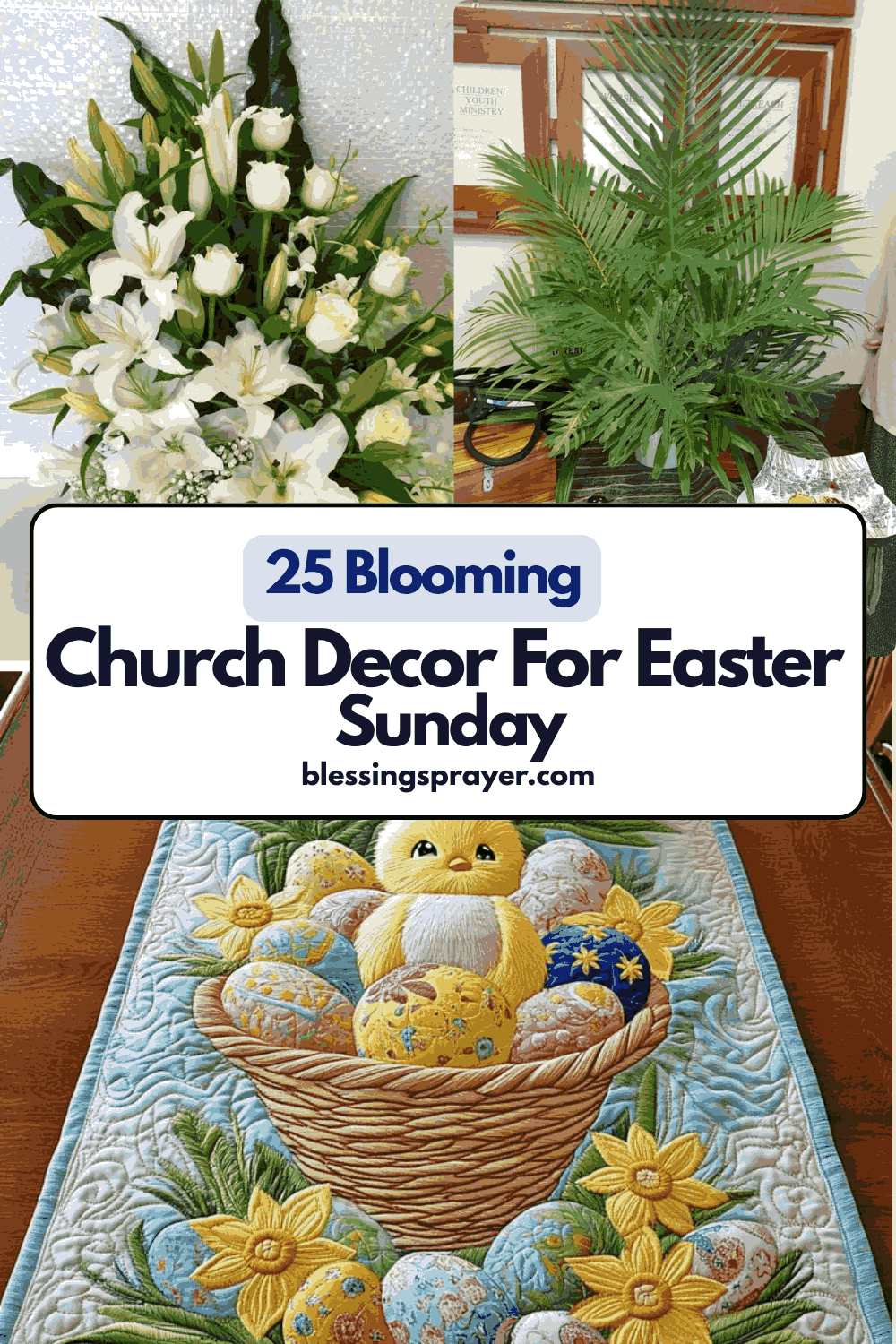 25 Blooming Church Decor For Easter Sunday - † ️️ Daily Blessings Prayer ️