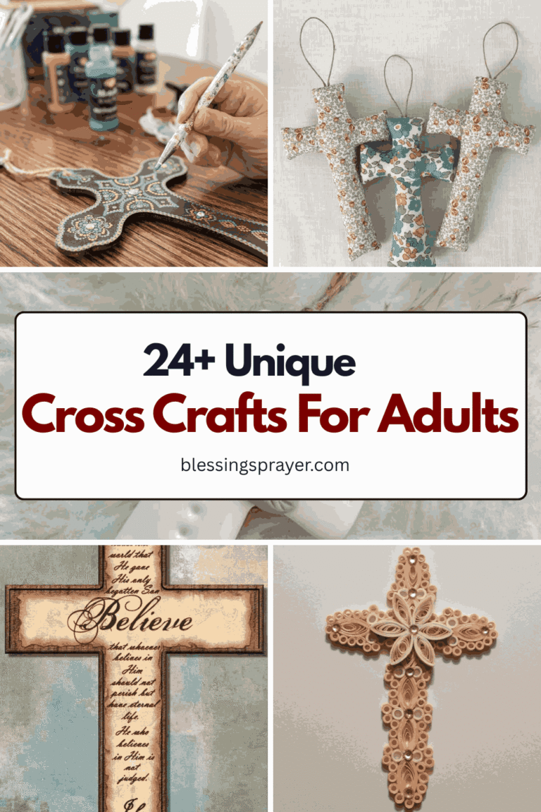 24+ Unique Cross Crafts For Adults - † ️️ Daily Blessings Prayer ️