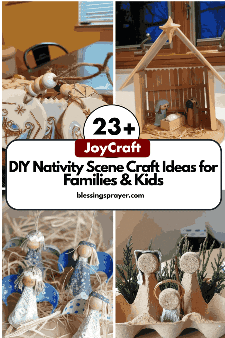 23+ JoyCraft DIY Nativity Scene Craft Ideas for Families & Kids - † ️️ ...