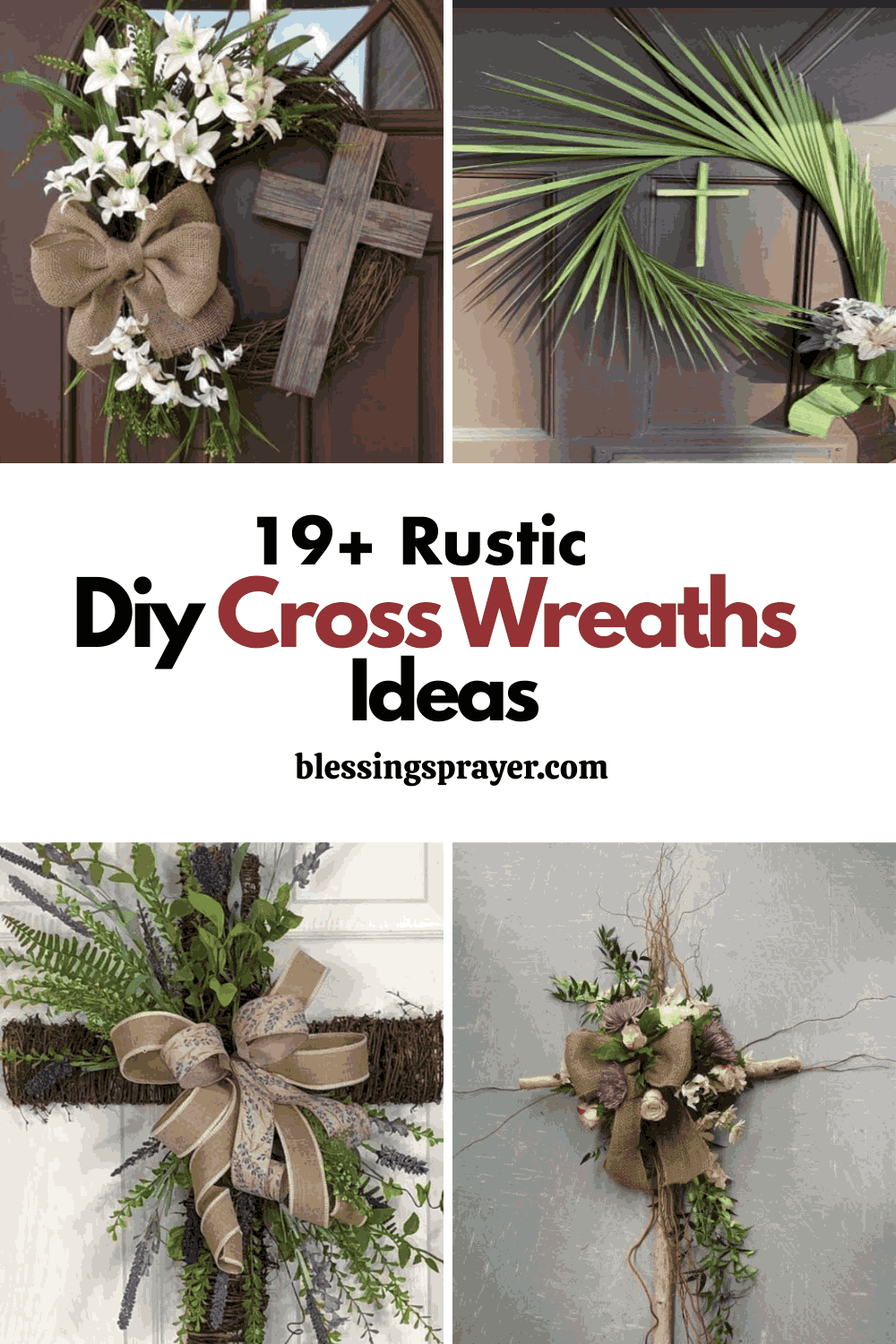19+ Rustic Diy Cross Wreaths Ideas - † ️️ Daily Blessings Prayer ️