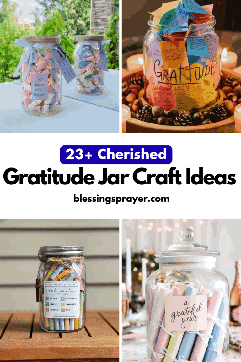 23+ Cherished Gratitude Jar Craft Ideas - † ️️ Daily Blessings Prayer ️