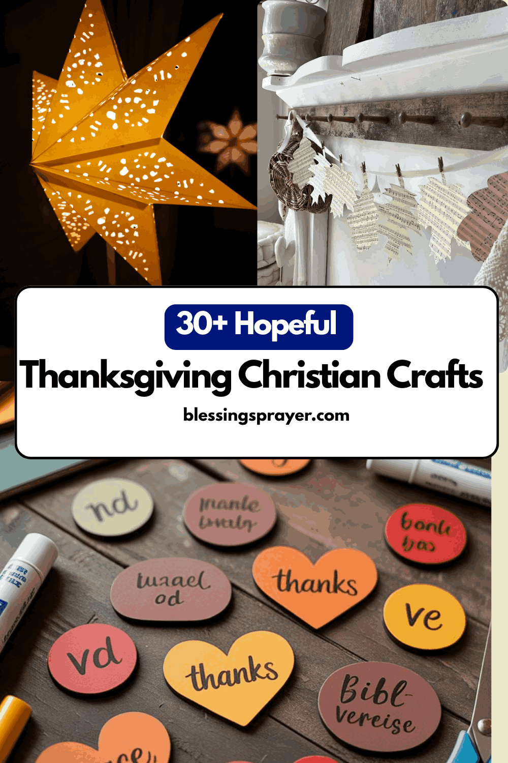 30+ Hopeful Thanksgiving Christian Crafts - † ️️ Daily Blessings Prayer ️