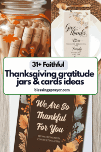 31+ Faithful Thanksgiving gratitude jars & cards ideas - † ️️ Daily ...