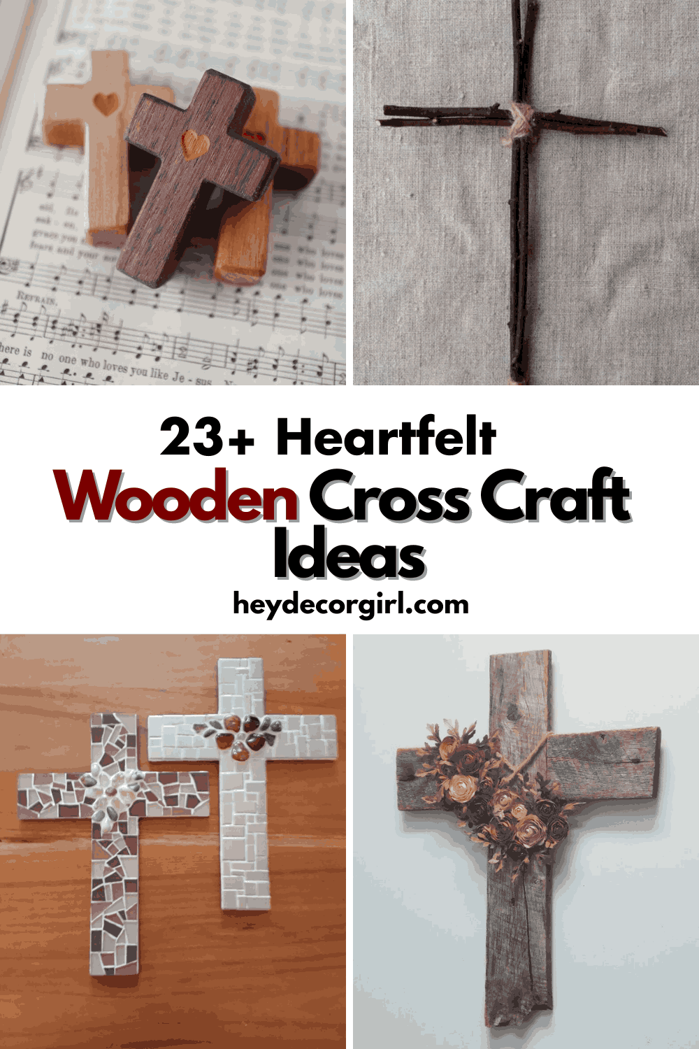 23+ Heartfelt Wooden Cross Craft Ideas - † ️️ Daily Blessings Prayer ️