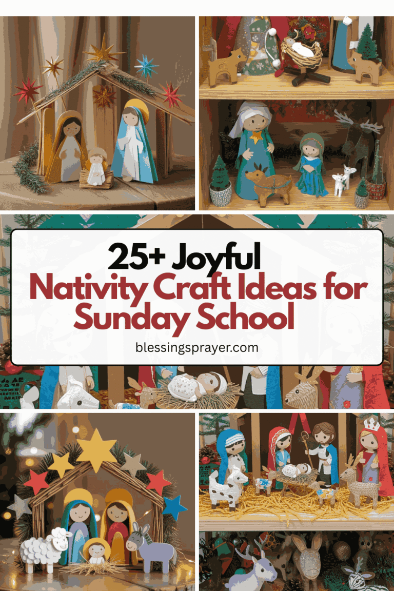 25+ Joyful Nativity Craft Ideas for Sunday School - † ️️ Daily ...
