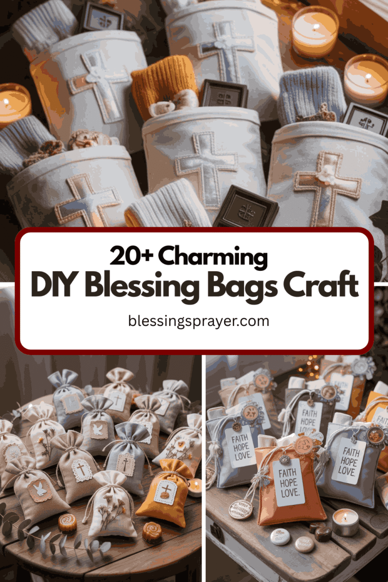 27+ Thoughtful DIY Blessing Bags Craft - † ️️ Daily Blessings Prayer ️