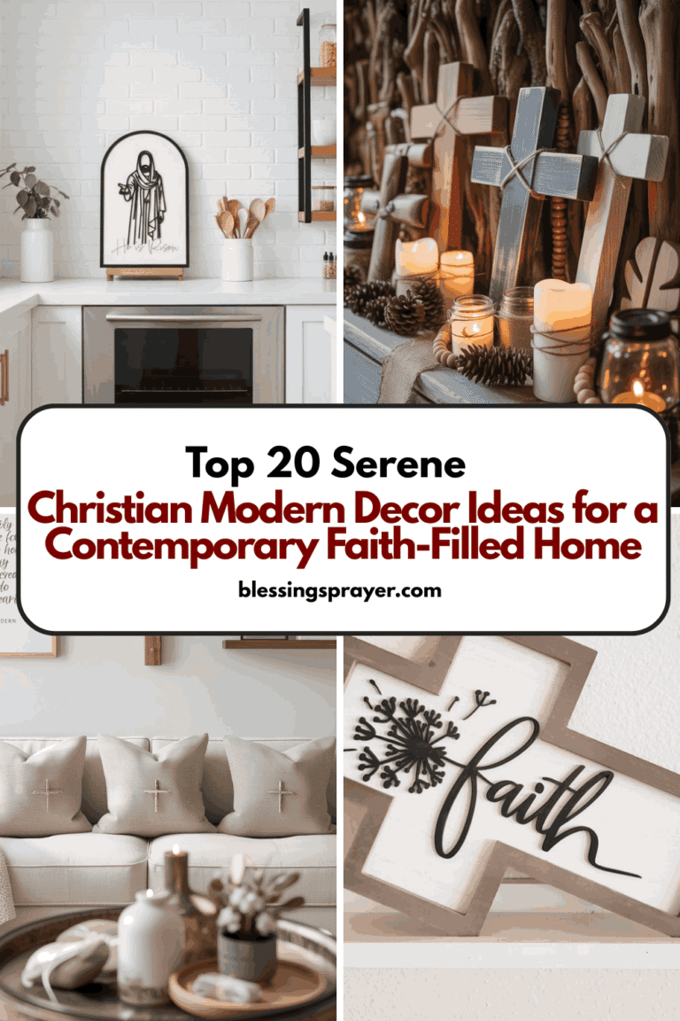 Top 20 Serene Christian Modern Decor Ideas for a Contemporary Faith ...