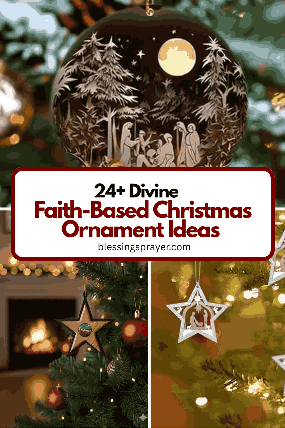 24+ Divine Faith-Based Christmas Ornament Ideas - † ️️ Daily Blessings ...