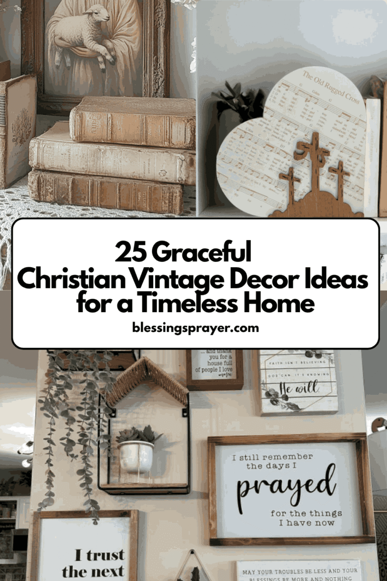 25 Graceful Christian Vintage Decor Ideas for a Timeless Home - † ️️ ...