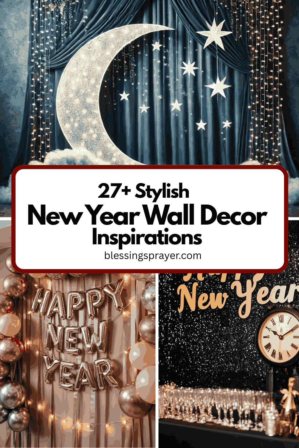 27+ Stylish New Year Wall Decor Inspirations - † ️️ Daily Blessings ...