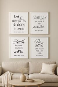 24+ Creative Ways to Display Bible Verses - † ️️ Daily Blessings Prayer ️