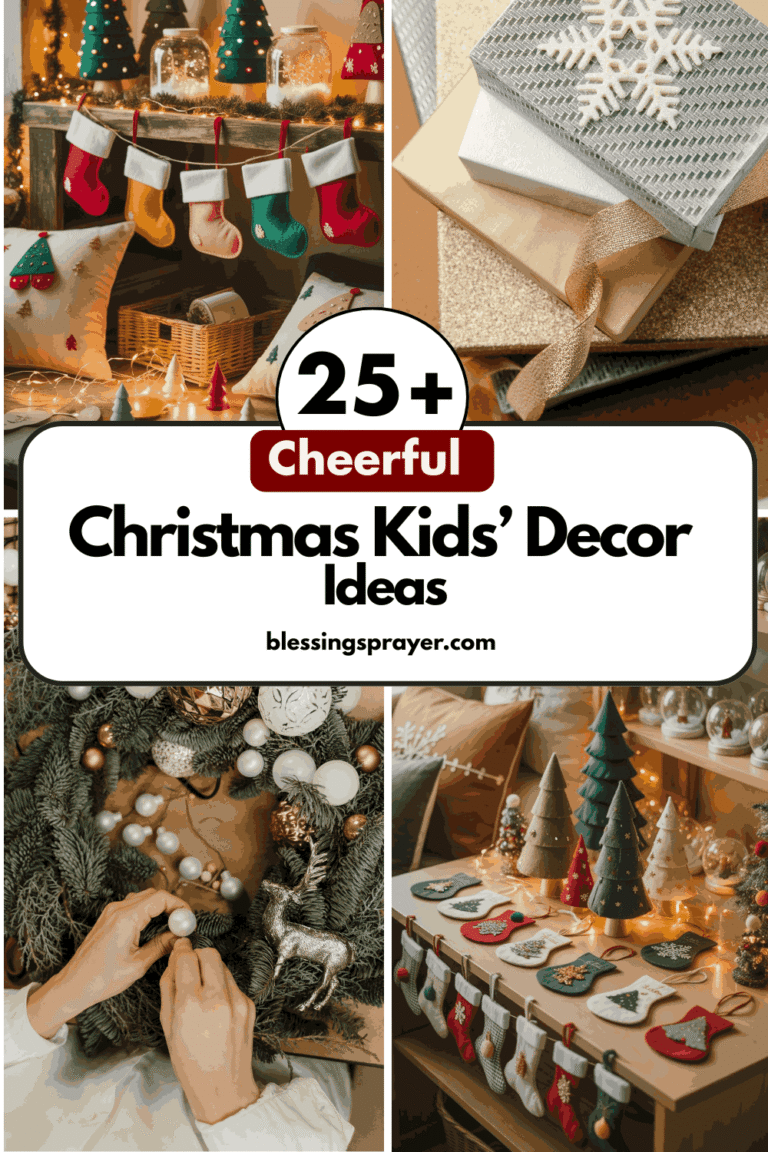 25+ Cheerful Christmas Kids’ Decor Ideas - † ️️ Daily Blessings Prayer ️
