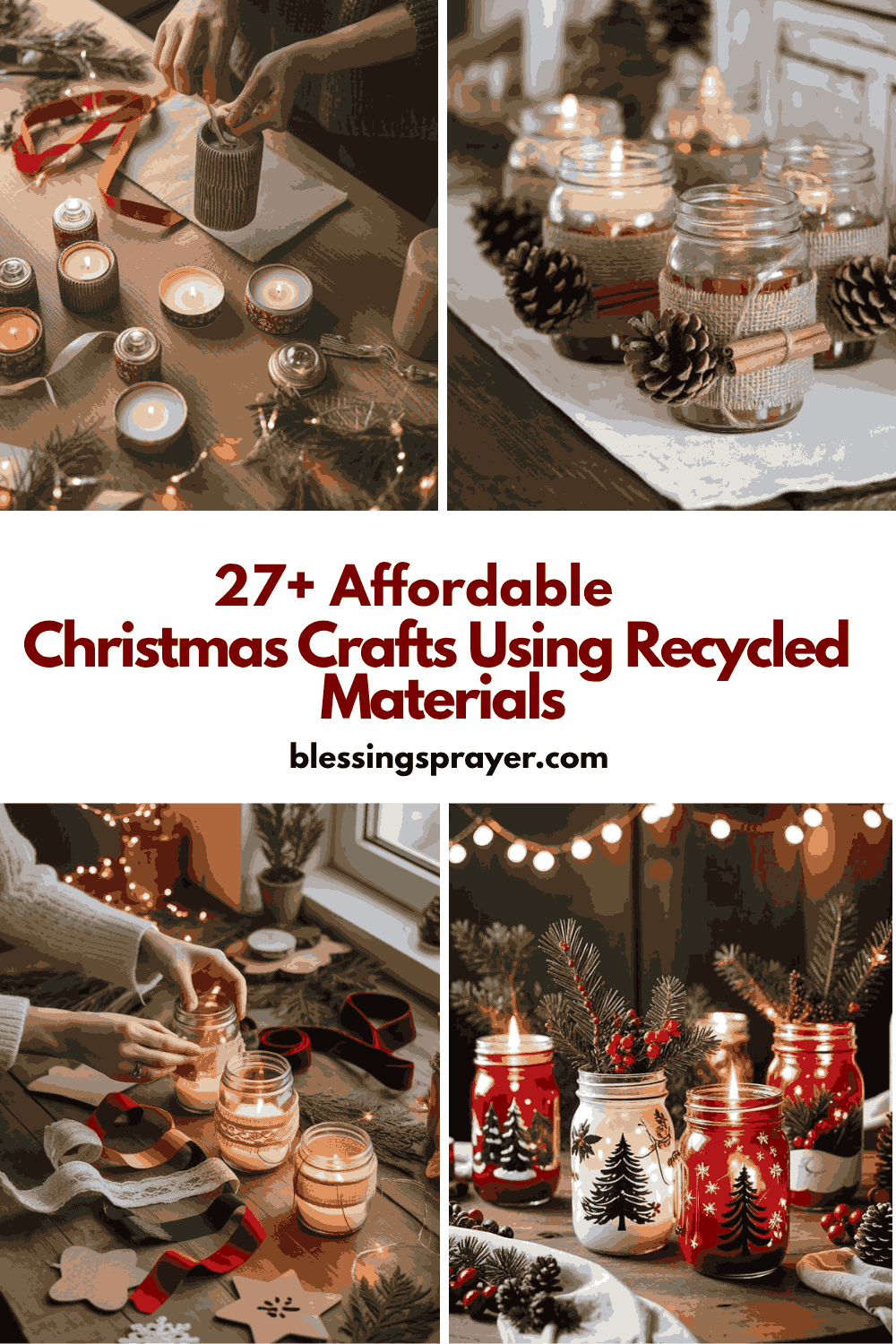 27+ Affordable Christmas Crafts Using Recycled Materials - † ️️ Daily ...