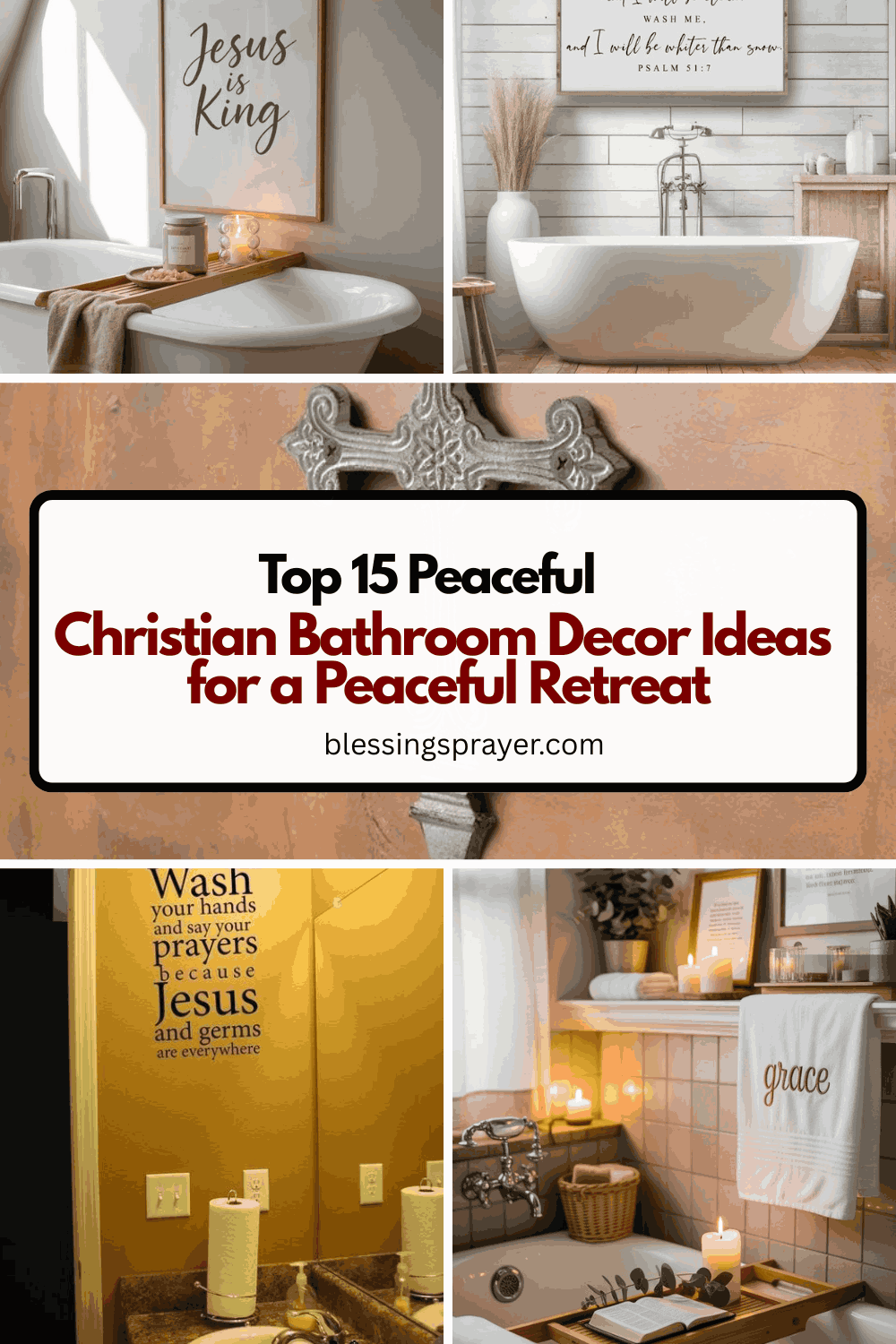 Top 15 Peaceful Christian Bathroom Decor Ideas - † ️️ Daily Blessings ...