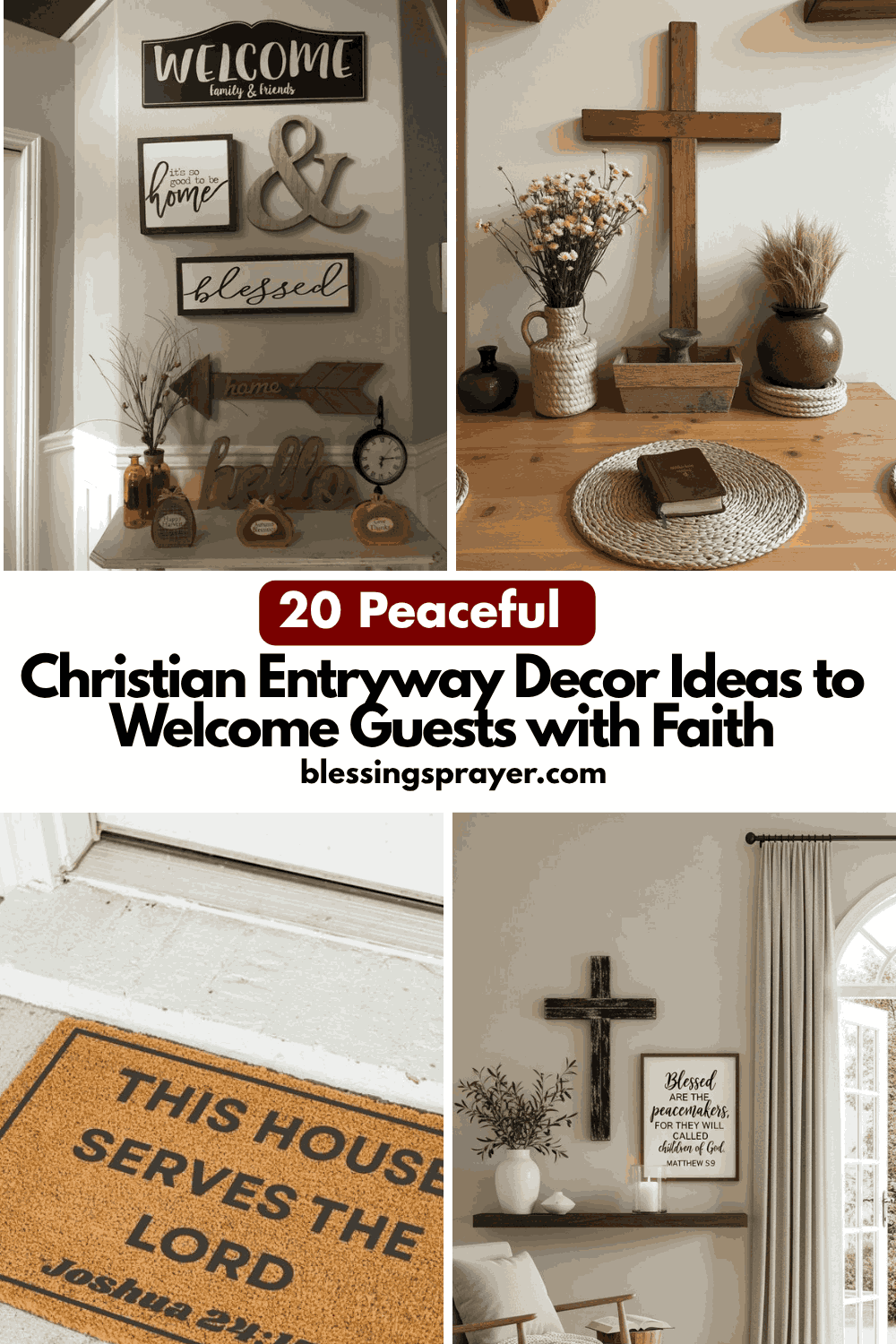 20 Peaceful Christian Entryway Decor Ideas to Welcome Guests with Faith ...
