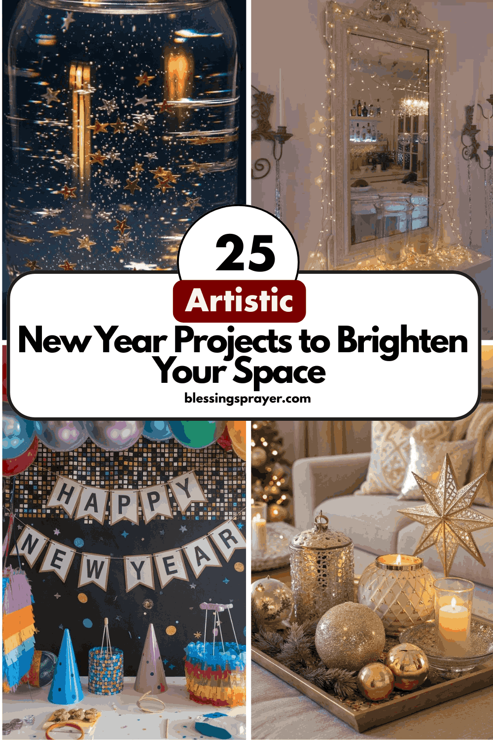 25 Artistic New Year Projects to Brighten Your Space - † ️️ Daily ...